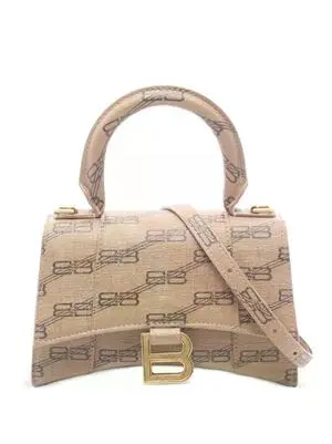 Balenciaga 2010s Xs Hourglass Tote Bag - Neutrals