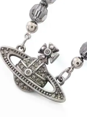 VIVIENNE WESTWOOD Messaline Orb Necklace - Silver