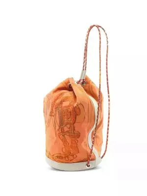 Hermès 2013 22 Soie-cool Brides De Gala Bucket Bag - Orange