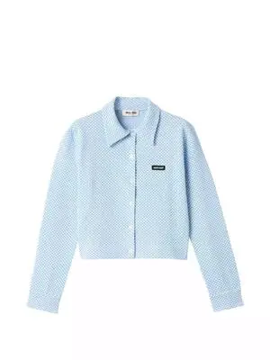 Miu Miu Cotton Shirt - Blue