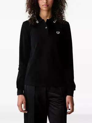 Fred Perry Long-sleeve Polo Shirt - Black