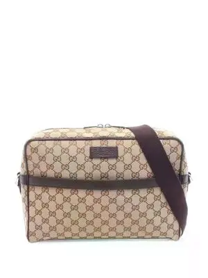 Gucci 2010s Gg Canvas Shoulder Bag - Neutrals