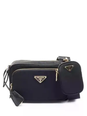 Prada 2020s Re-nylon Shoulder Bag - Black