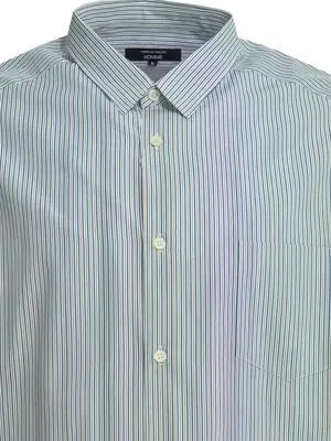 Comme Des Garçons Striped Layered-sleeve Shirt