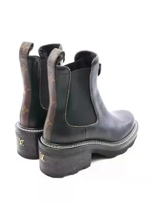 LOUIS VUITTON 2021 Beaubourg Line Chelsea Boots - Black