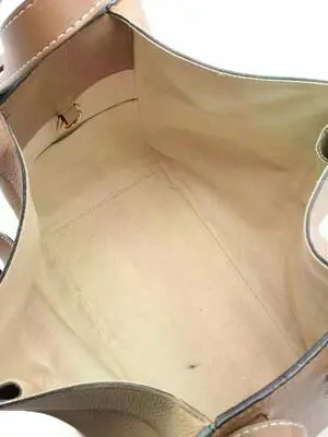 Loewe 2000s Small Hammock Leather Tote Bag - Neutrals