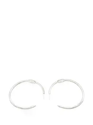 Hermès 2010s Gm Chaîne D'ancre Hoop Earrings