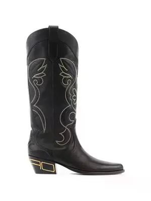 Etro Texan Boots Signature Heel