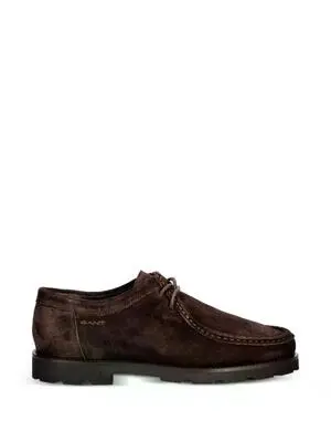 Gant Suede Apron-toe Lace-up Shoes