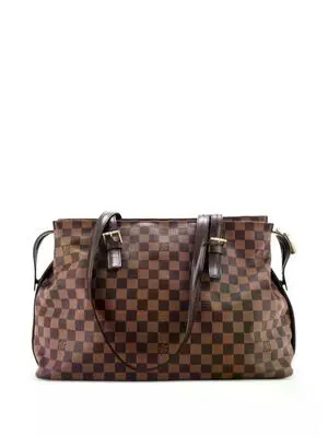 LOUIS VUITTON Chelsea Handbag Damier Tote Bag - Brown