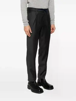 DRUMOHR Drawstring Pleated Trousers - Grey