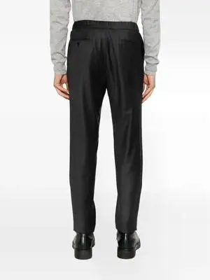 DRUMOHR Drawstring Pleated Trousers - Grey