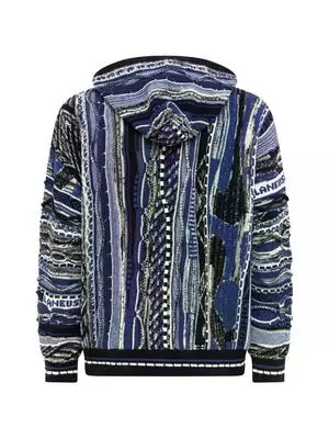 LANEUS Jacquard Boxy-fit Hoodie