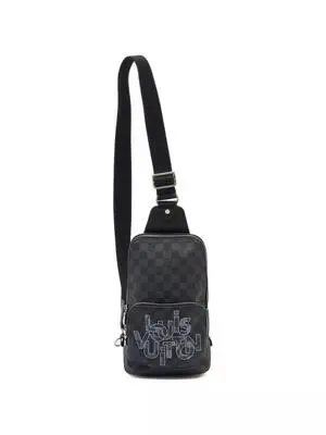 LOUIS VUITTON 2019 Avenue Slingbag Damier Graphite Messenger Bag