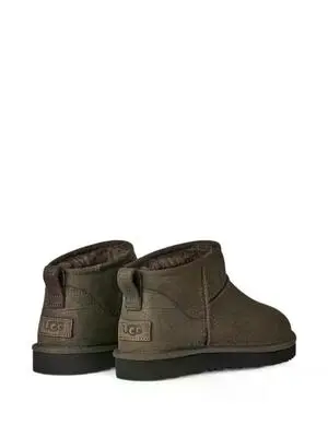 UGG Classic Ultra Mini Embossed Boots - Green