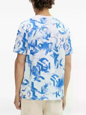 Karl Lagerfeld All-over Logo-print T-shirt