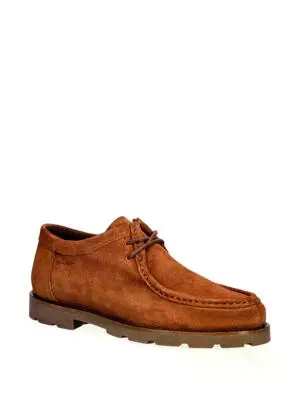 Gant Suede Moc-toe Lace-up Shoes - Brown