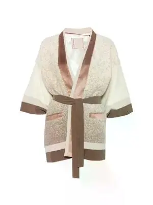 Antonio Marras Belted Bouclé Jacket