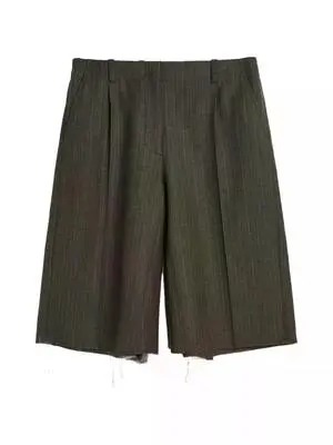 Our Legacy Jumbo Pinstriped Shorts - Grey