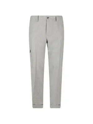 BARBA NAPOLI Straight-leg Cargo Pants - Grey