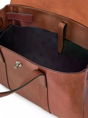 Mulberry Small Piccadilly Leather Tote Bag - Brown