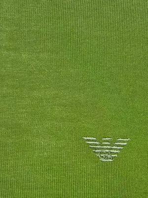Emporio Armani Logo-embroidered Elbow-patch Sweater