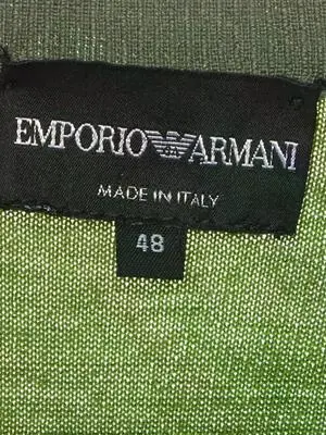 Emporio Armani Logo-embroidered Elbow-patch Sweater
