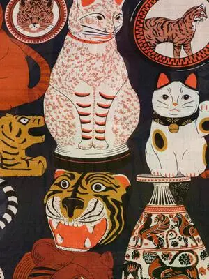 INOUI EDITIONS Graphic-print Scarf