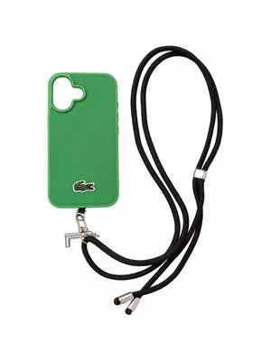 Lacoste Textured Iphone 16 Case - Green