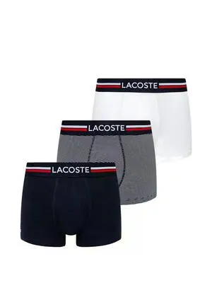 Lacoste Logo-waistband Trunks - Blue