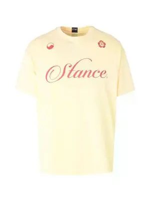 Stance Victory Bloom Logo-print T-shirt - Yellow