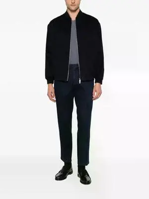 BRIGLIA 1949 Pleated Side-adjuster Jeans - Blue