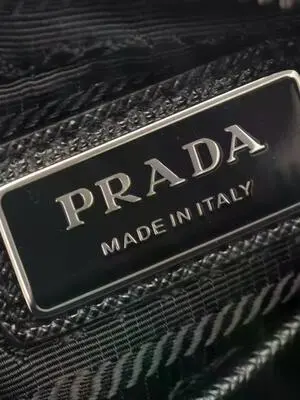 Prada 2020s Tessuto Saffiano Handbag - Black