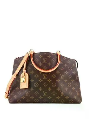 LOUIS VUITTON Grand Palais Handbag Monogram Canvas Shoulder Bag - Brown