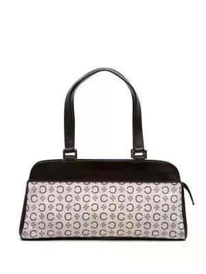 Celine 20th Century C Macadam Canvas Handbag - Brown