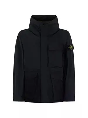 Stone Island Hooded Multi-pocket Jacket - Black