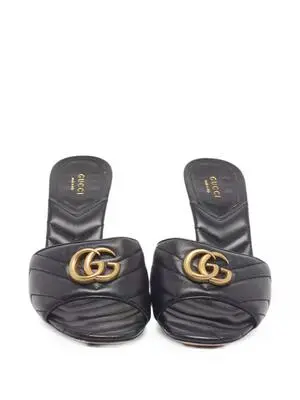 Gucci Double G Quilted Sandals