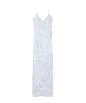 Emilio Pucci Labirinto-print Crêpe De Chine Dress