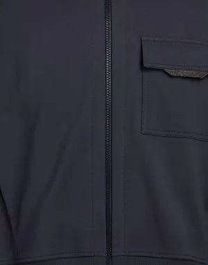 Brunello Cucinelli Solid-color Fleece Long-sleeve Top