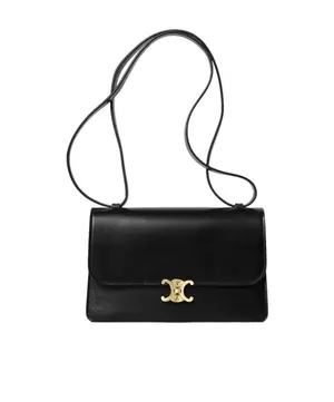 Celine Le 17 Shoulder Bag - Black