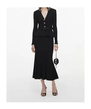 SELF-PORTRAIT Long-sleeved Dress