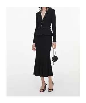 SELF-PORTRAIT Long-sleeved Dress