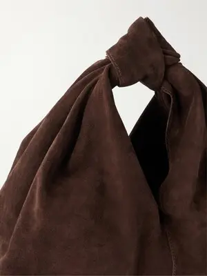 LOEFFLER RANDALL Helga Knotted Suede Clutch