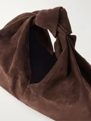 LOEFFLER RANDALL Helga Knotted Suede Clutch
