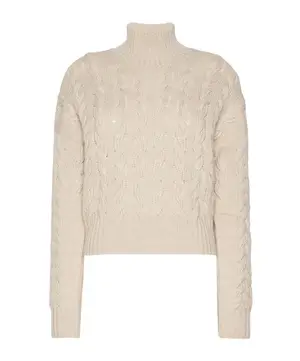 Max Mara Mstcosmo Knitted Jumper - Beige