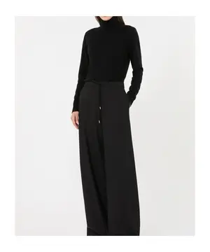 Max Mara Educata Roll Neck Jumper - Black