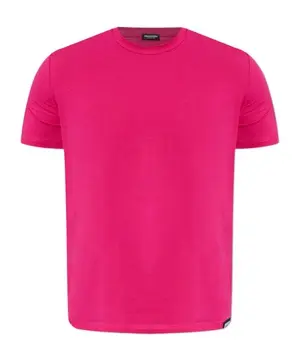 Dsquared2 Crew-neck Short-sleeve T-shirt - Pink