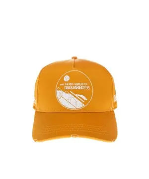 Dsquared2 Printed Baseball Cap - Yellow