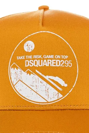 Dsquared2 Printed Baseball Cap - Yellow