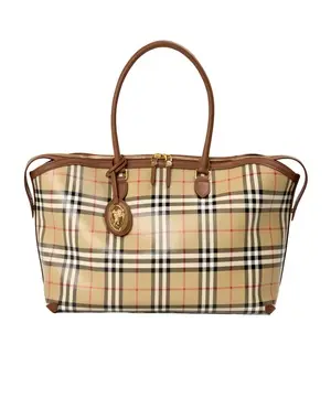 Burberry Checkered Tote Bag - No